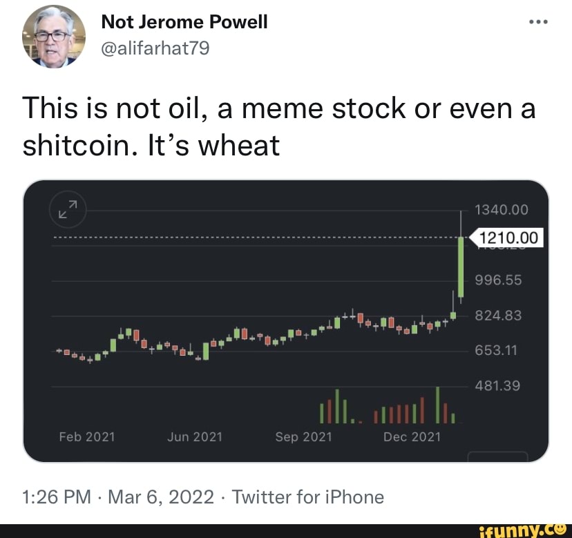 Net Jerome Powell This is not oil, a meme stock or even shitcoin. It's ...