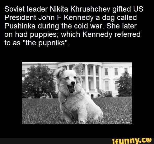 Soviet leader Nikita Khrushchev gifted US President John F Kennedy a ...
