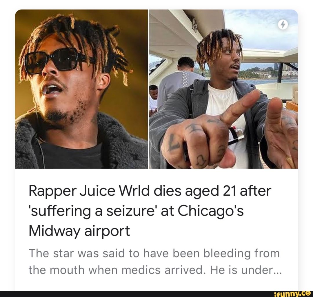 Rapper Juice Wrld dies aged 21 after 'suffering a seizure' at Chicago's ...
