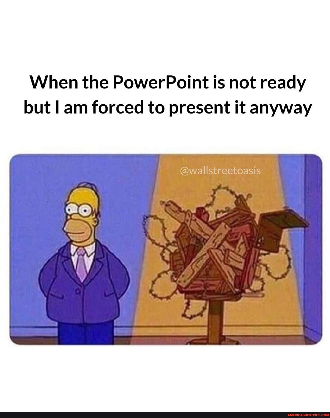 🙂 #memes #powerpoint #workmemes - When the PowerPoint is not ready but ...