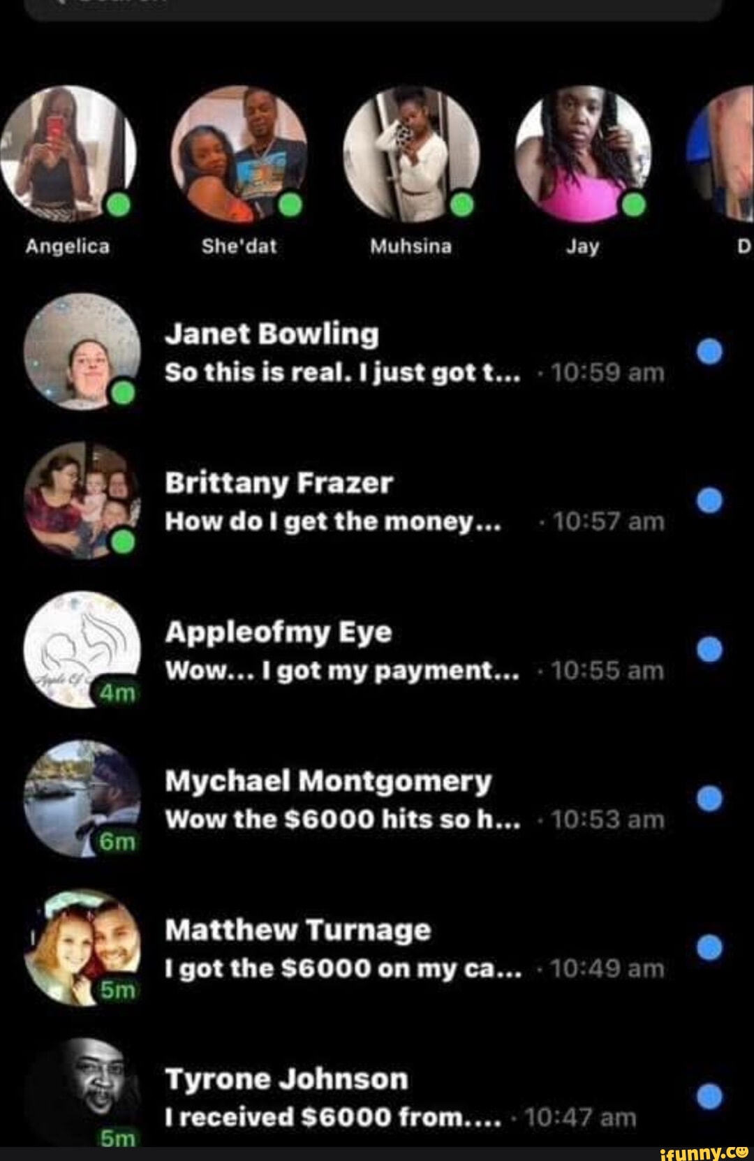 Angelica Janet Bowling So this is real. I just got t... Brittany Frazer ...