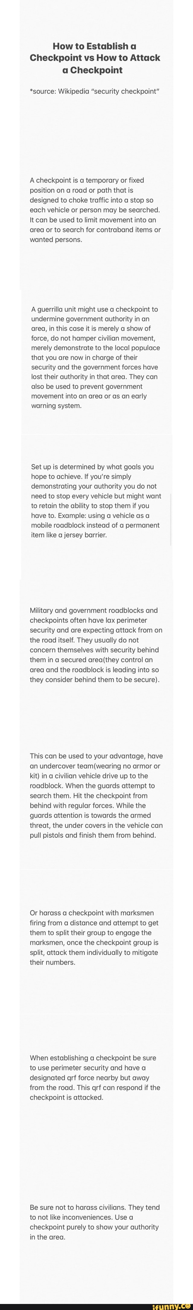 Acheckpoint memes. Best Collection of funny Acheckpoint pictures on iFunny