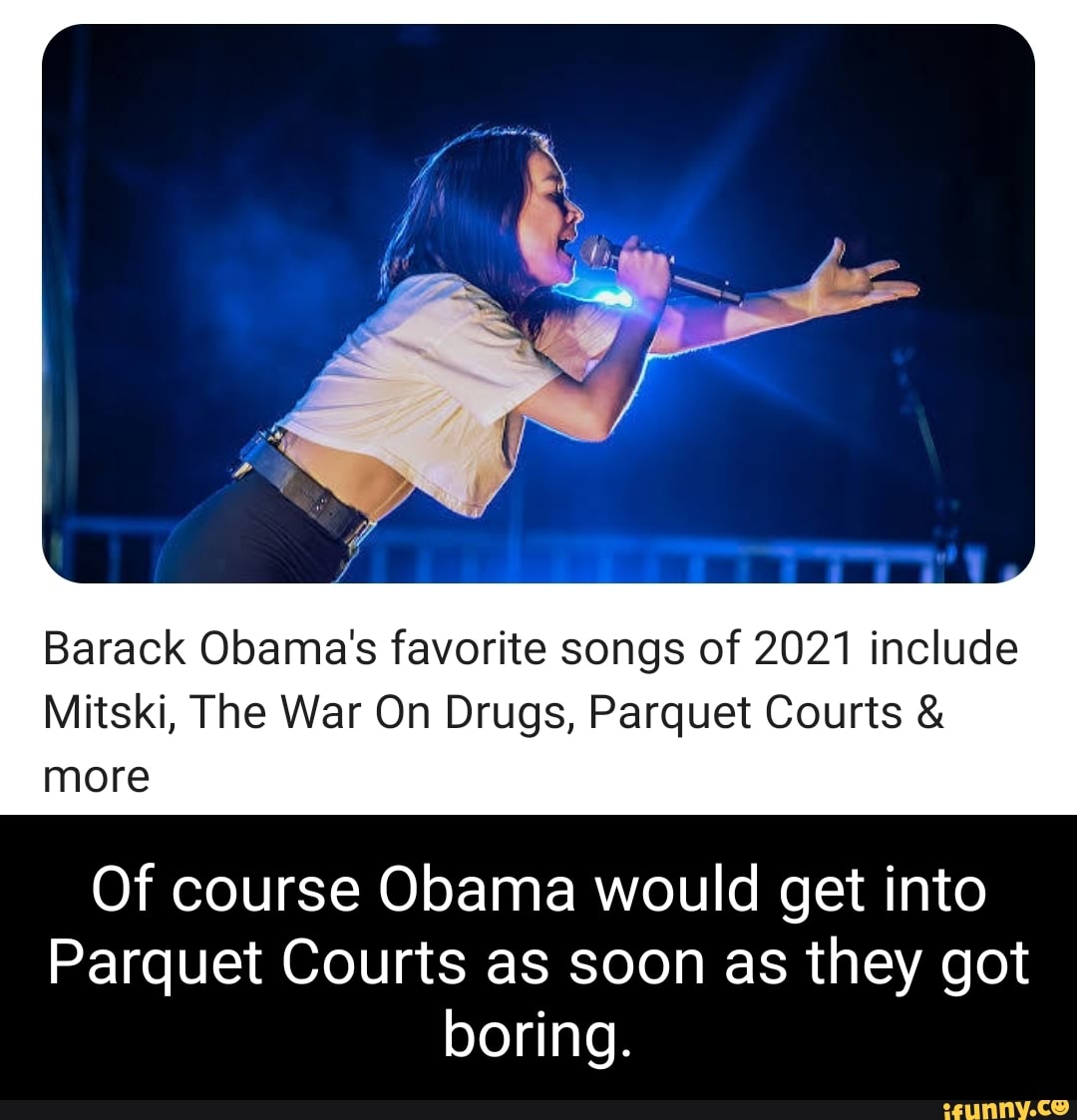 Barack Obama's favorite songs of 2021 include Mitski, The War On Drugs ...
