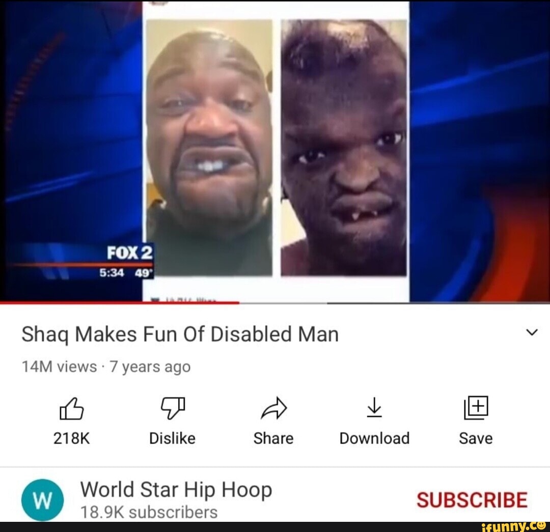 Shag Makes Fun Of Disabled Man views 7 years ago 218K Dislike Share ...