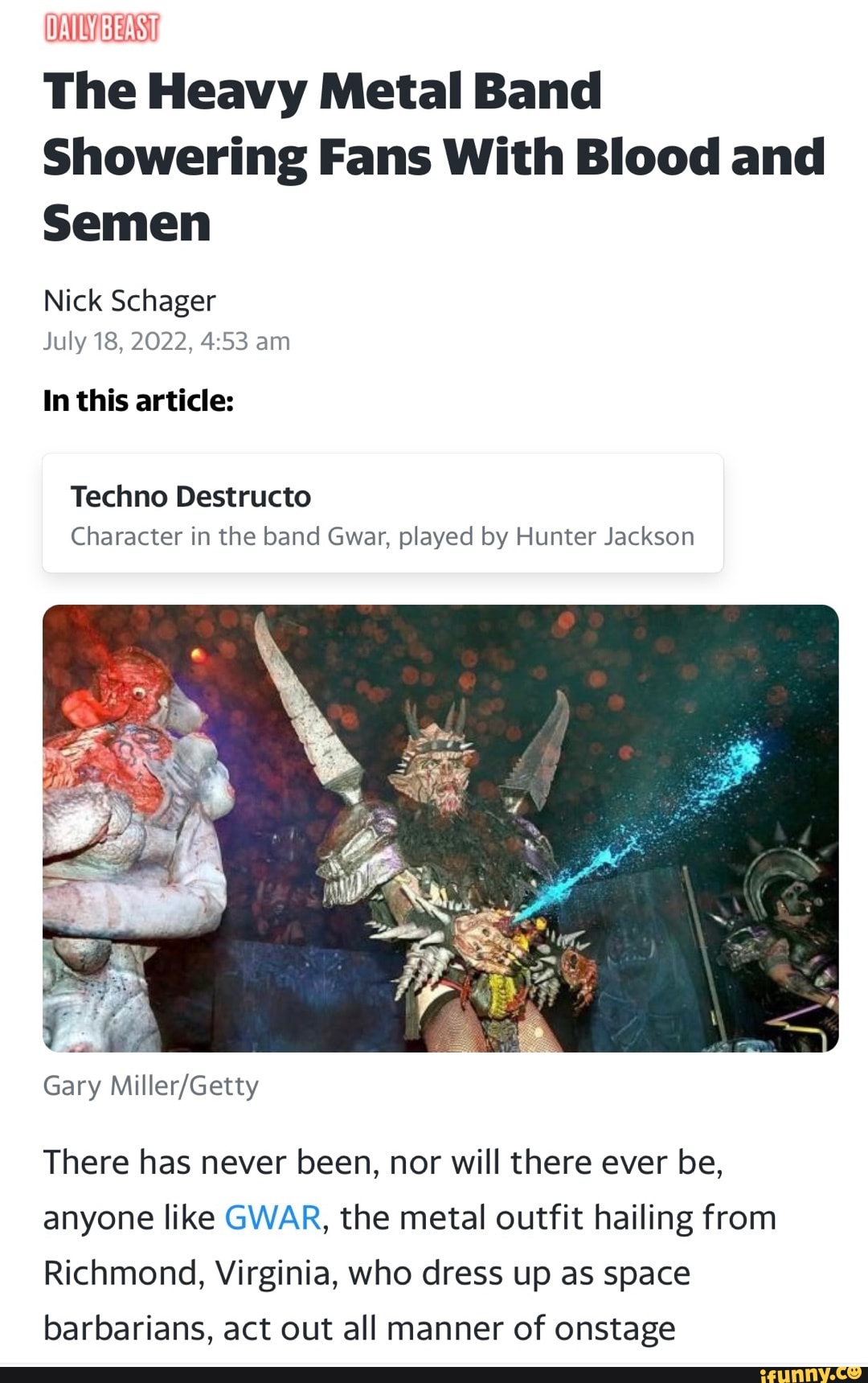 Hunter Jackson Gwar