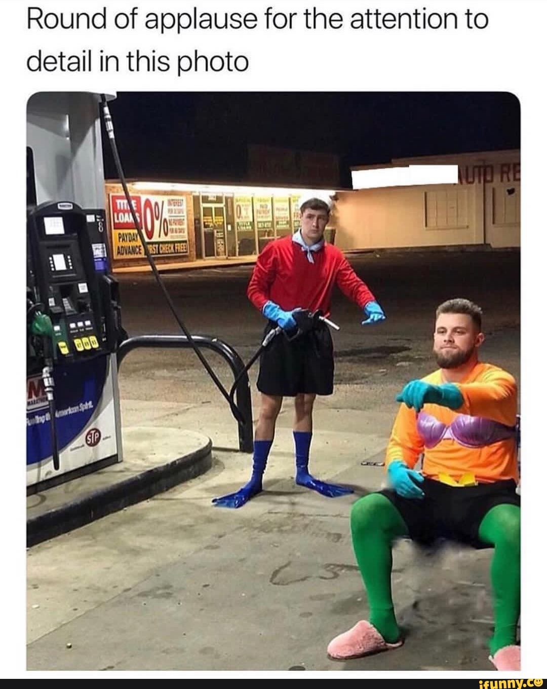 Round of applause for the attention to detail in this photo - iFunny