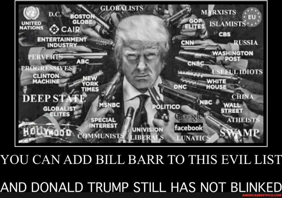 Cal BE. Pe est avre MURNISTS GTON NA ONE YOU CAN ADD BILL BARR TO THIS ...
