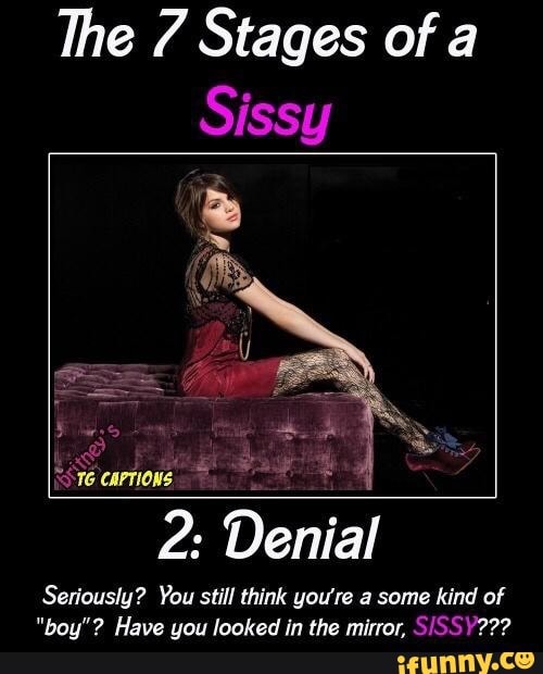 The 7 Stages of a Sissy CAPTIONS 2: Denial Seriously? You still think ...