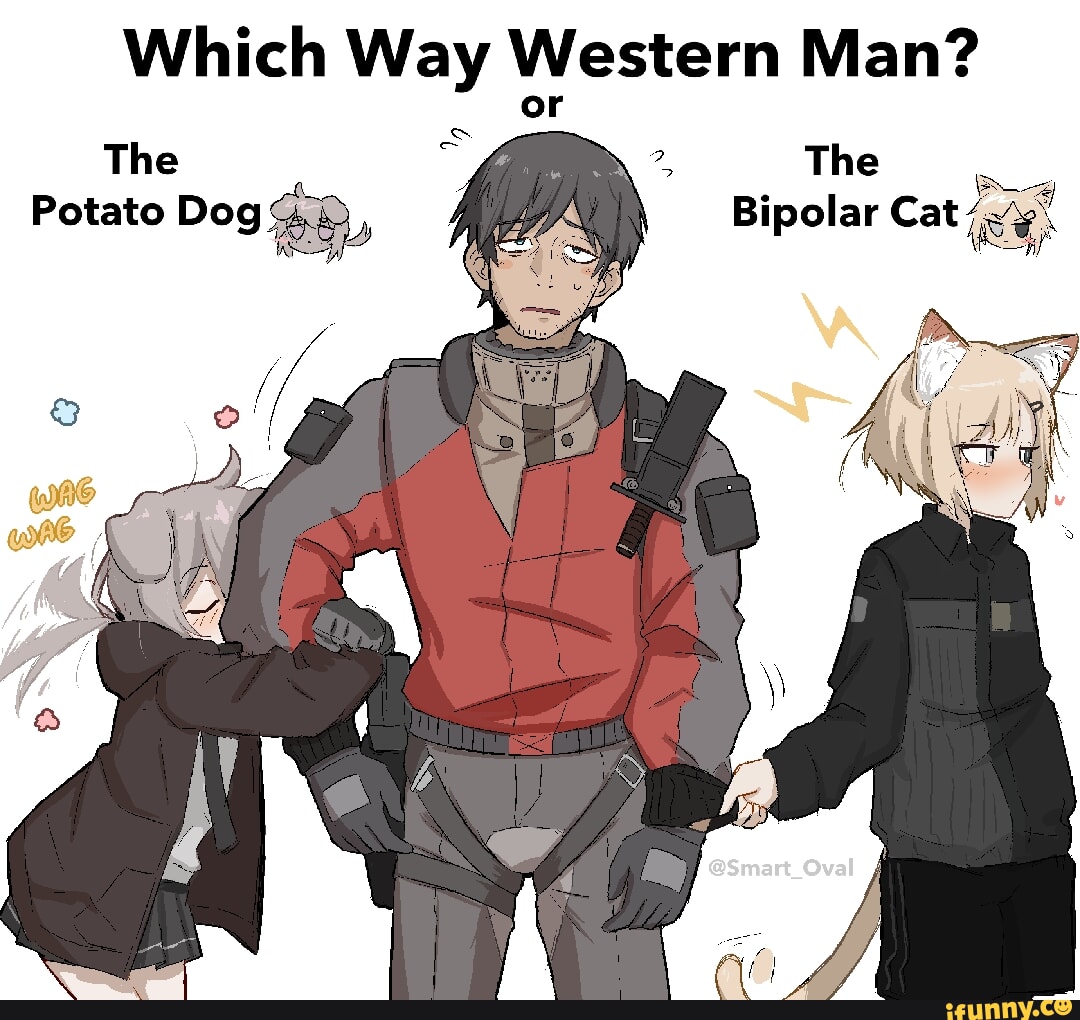 Which Way Western Man? or The . The Potato Dog - iFunny