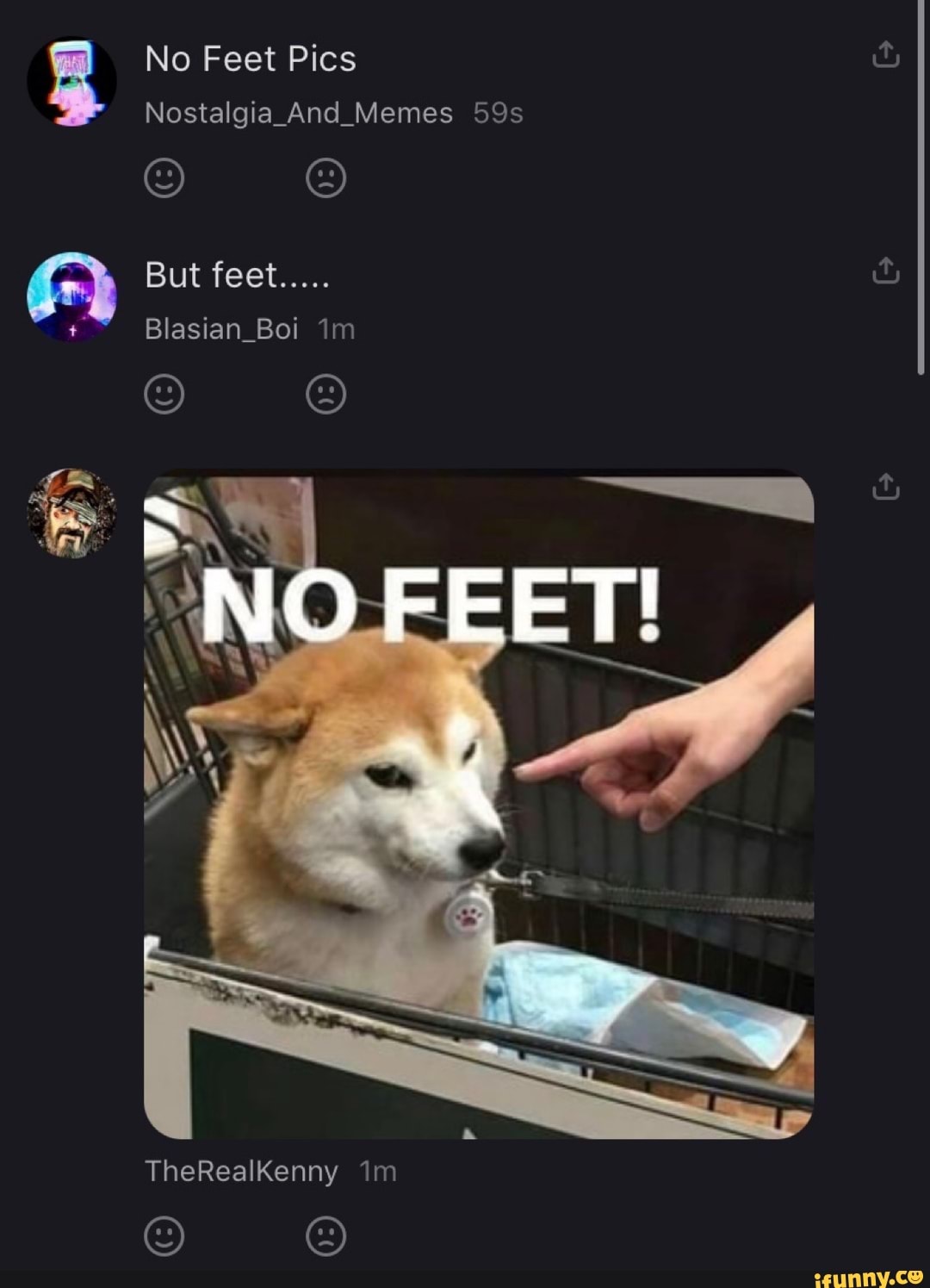 No Feet Pics Nostalgia_And_Memes But feet..... Blasian_Boi NO FEET ...