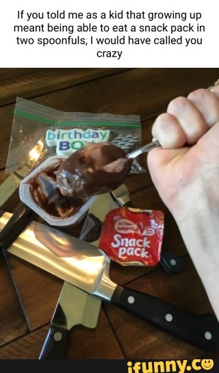 Snackpack memes. Best Collection of funny Snackpack pictures on iFunny