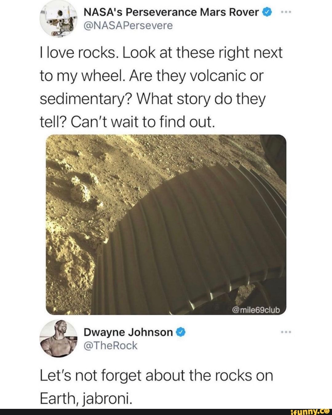 ~ NASA's Perseverance Mars Rover I love rocks. Look at these right next ...