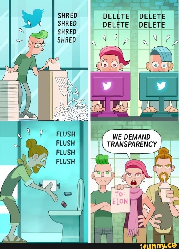 SHRED DELETE DELETE I SHRED DELETE DELETE SEC WE DEMAND \ TRANSPARENCY ...