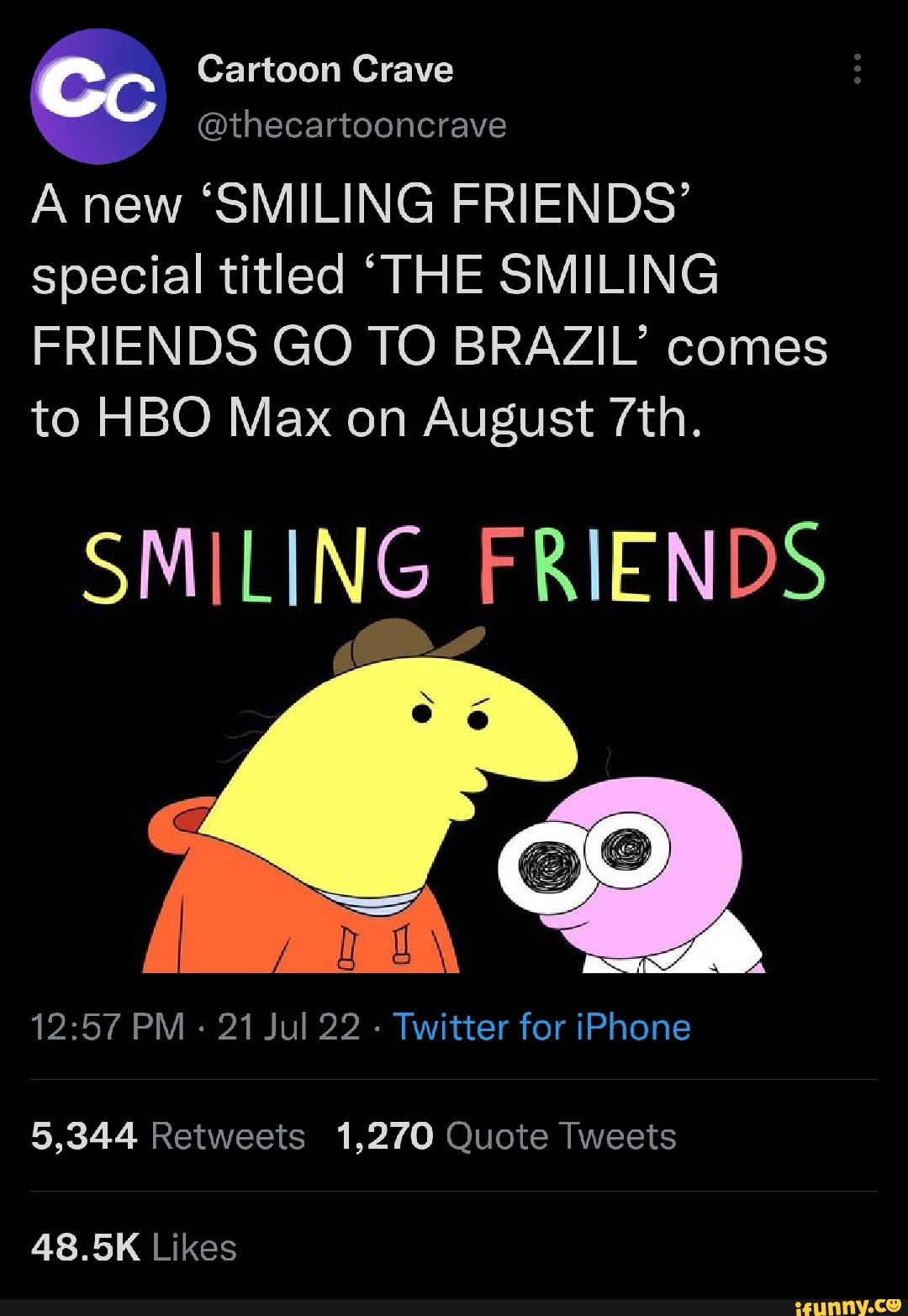 Cc Cartoon Crave @thecartooncrave A new 'SMILING FRIENDS' special ...