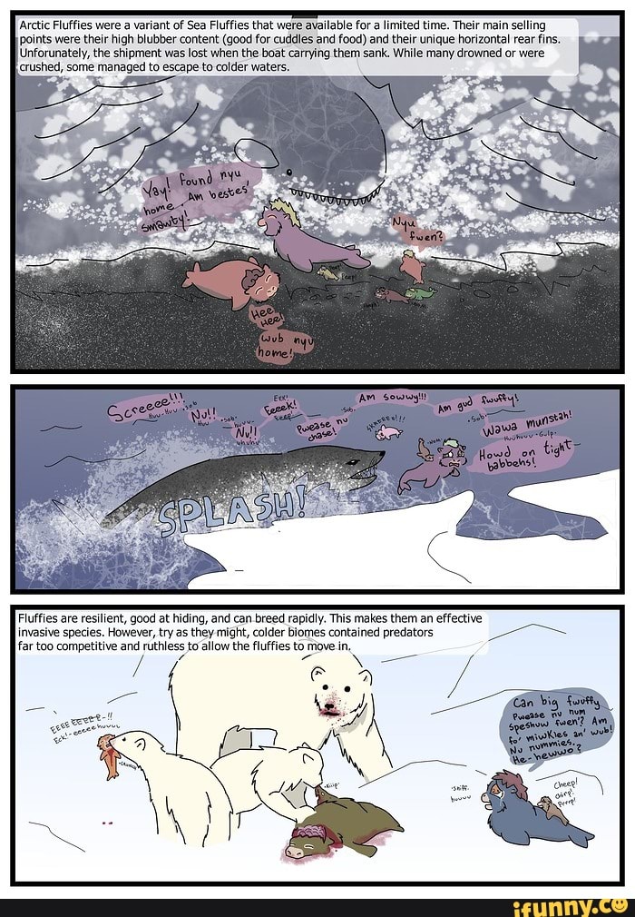 Arctic Fluffies were a variant of Sea Fluffies that were available for ...