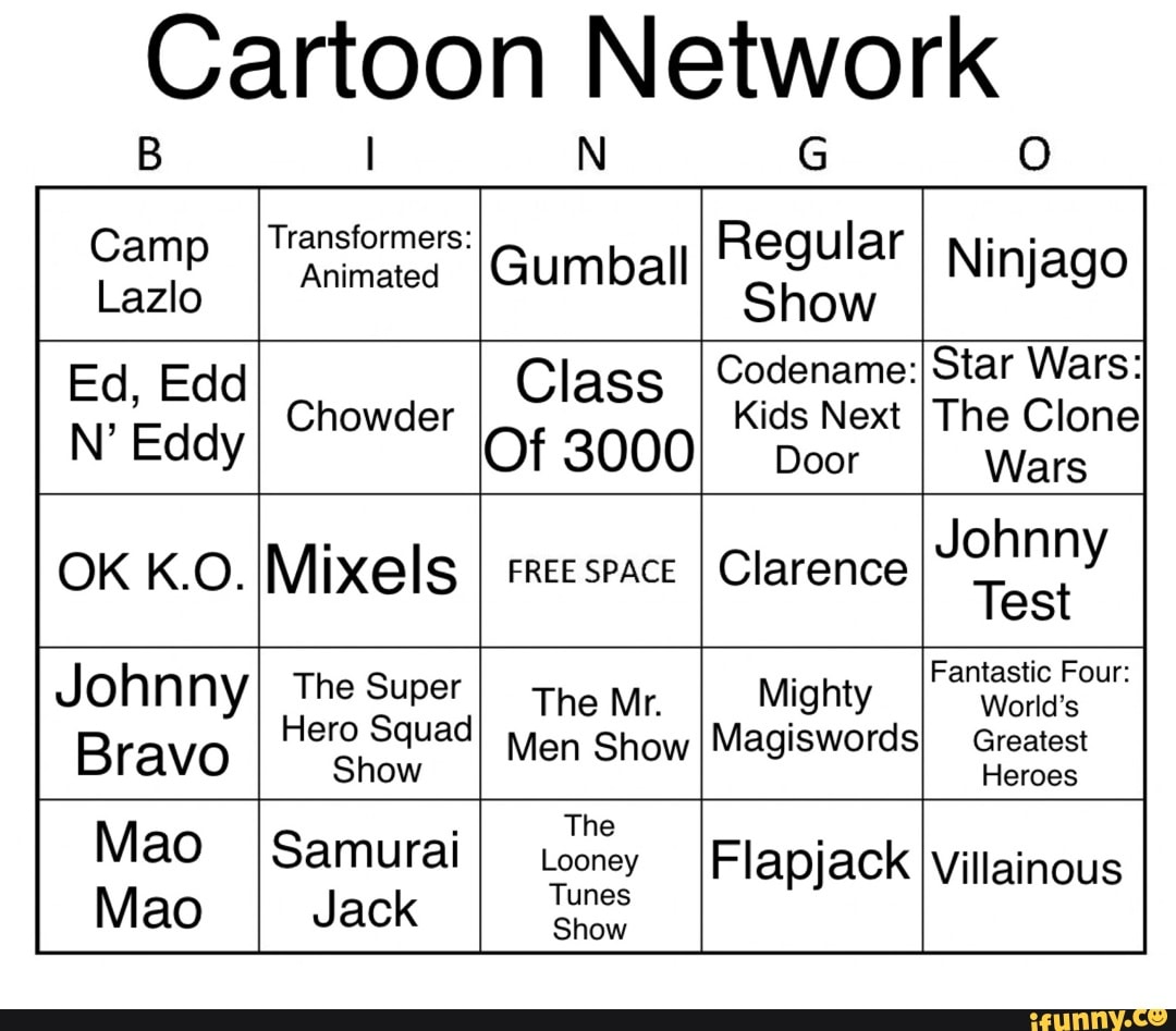 Cartoon Network Transformers: Animated Gumball Regular Show Ninjago Ed ...