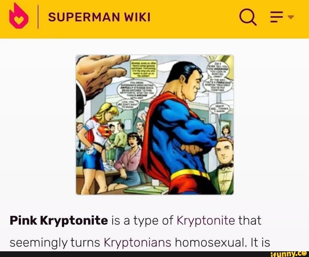 TS) I SUPERMAN WIKI Pink Kryptonite is type of Kryptonite that ...
