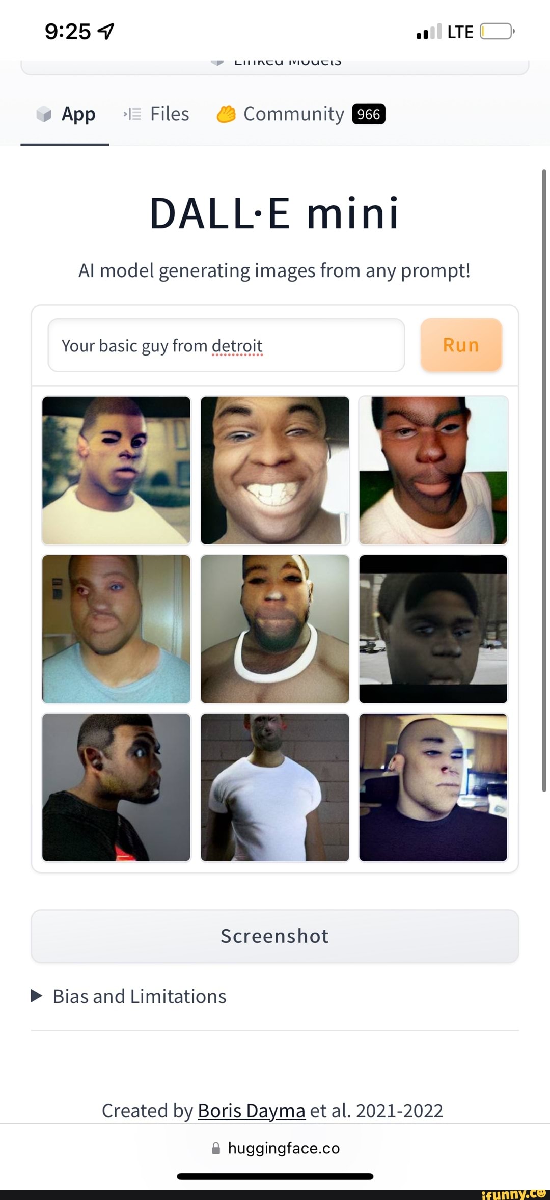 LTE App Files Community mini Al model generating images from any prompt ...