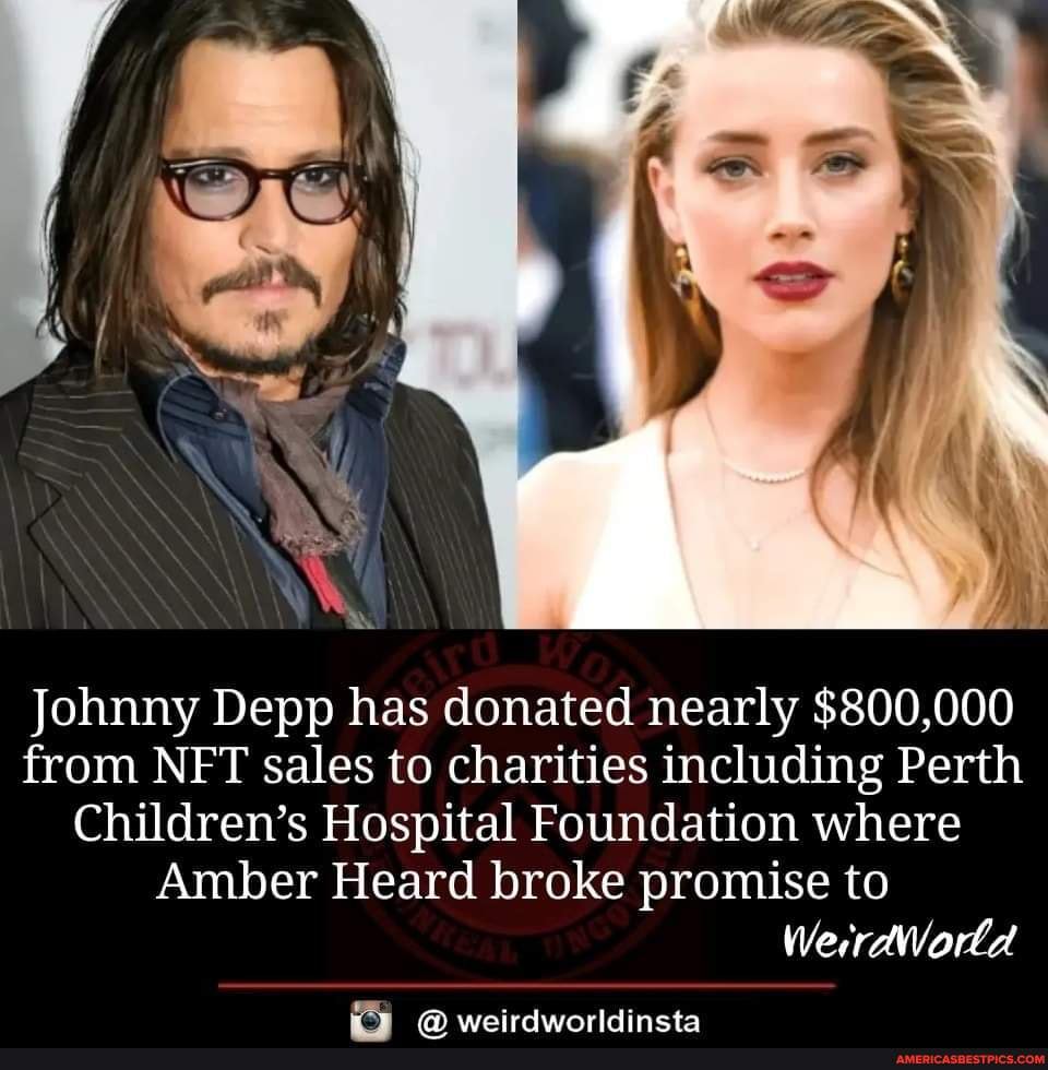 Johnny Depp has donated nearly $800,000 from NFT sales to charities ...