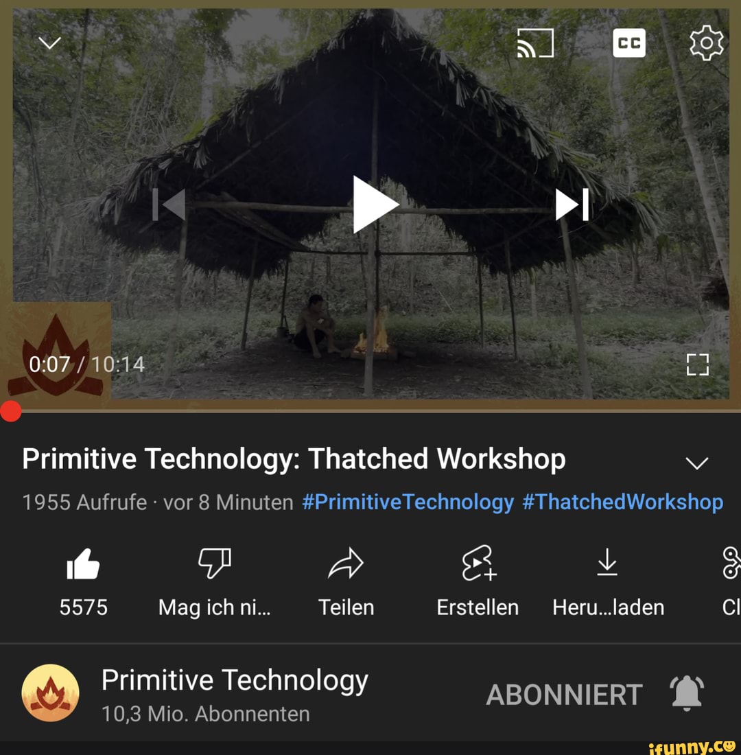 Primitive Technology: Thatched Workshop 1955 Aufrufe - vor 8 Minuten # ...