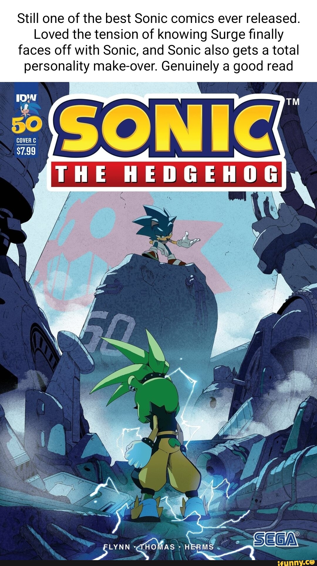 Still one of the best Sonic comics ever released. Loved the tension of ...