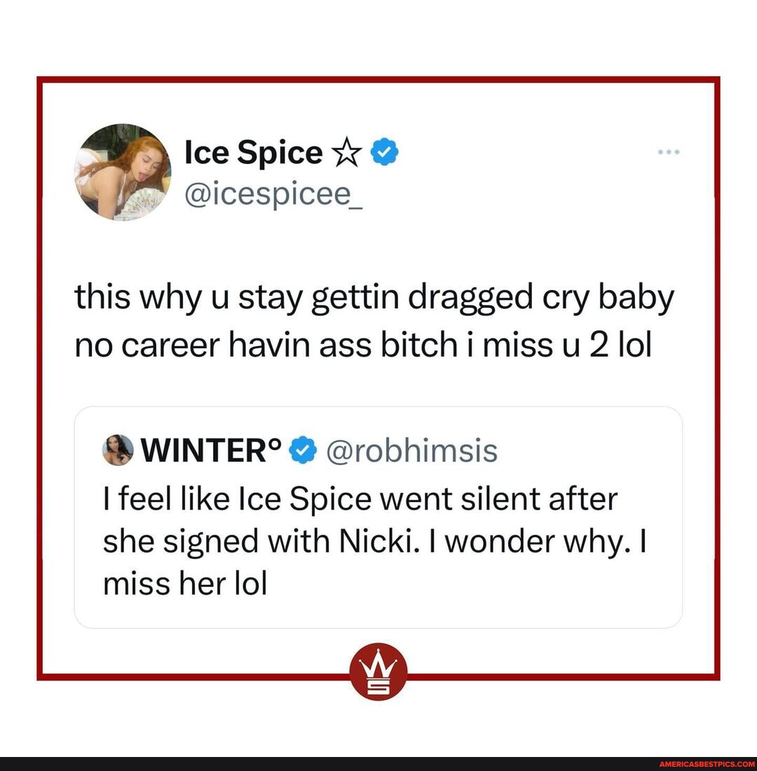 #IceSpice with a clap back! 👀 @icespice - lee Spice this why u stay ...