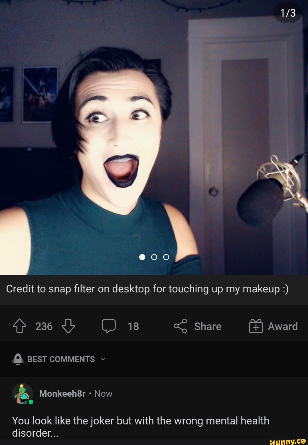 Credit to snap filter on desktop for touching up my makeup 236 CC) 18 ...