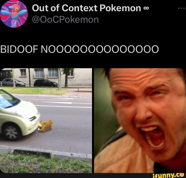 Out of Context Pokemon @OoCPokemon BIDOOF - iFunny