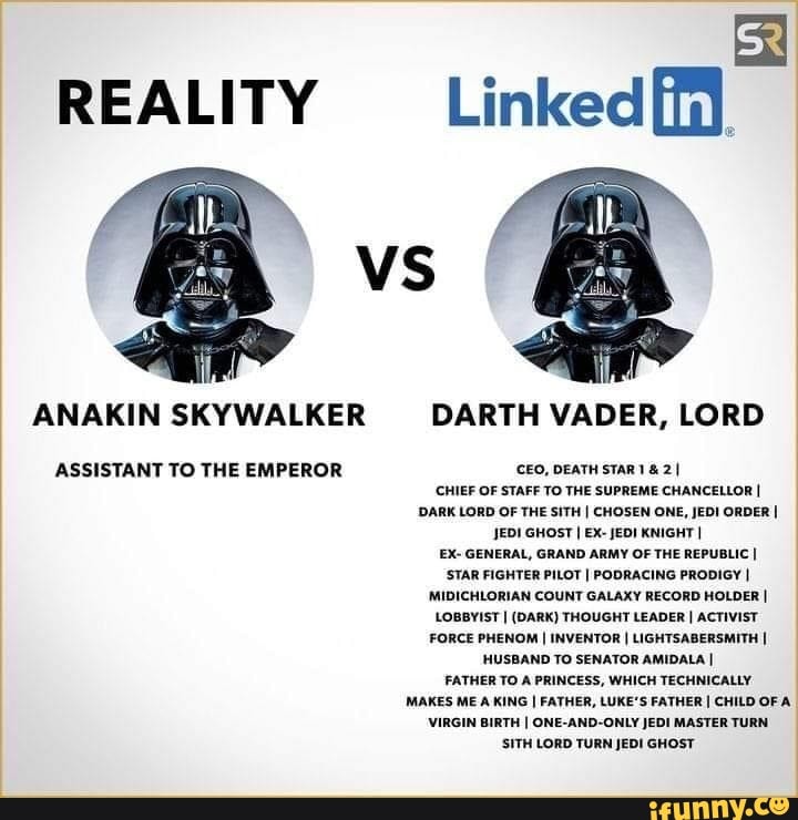 REALITY Linked ANAKIN SKYWALKER ASSISTANT TO THE EMPEROR DARTH VADER ...