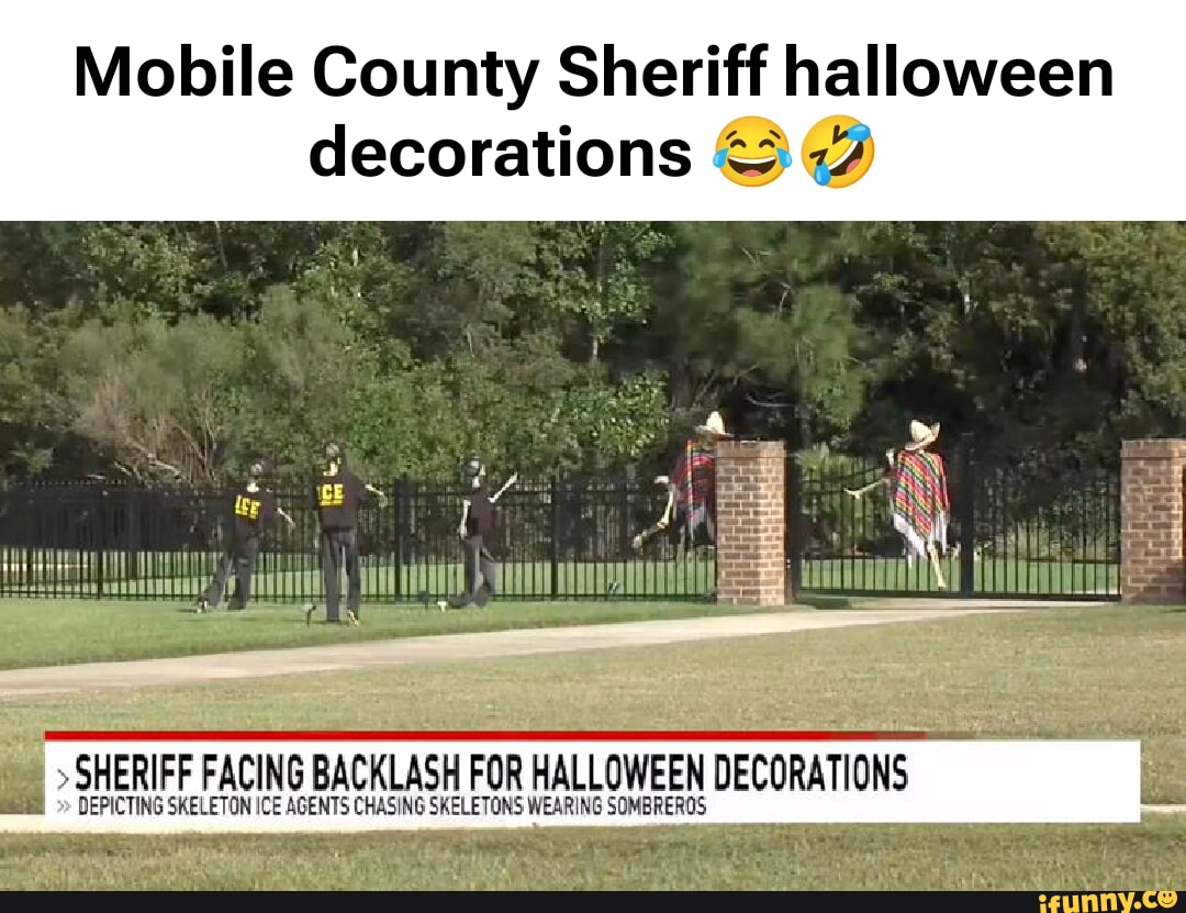 Mobile County Sheriff halloween decorations > SHERIFF FACING BACKLASH ...