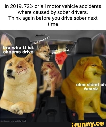 In 2019, 72% or all motor vehicle accidents where caused by sober ...