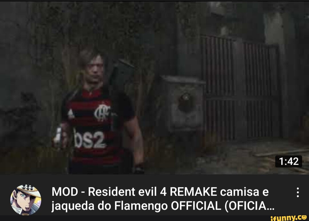 MOD - Resident evil 4 REMAKE camisa e jaqueda do Flamengo OFFICIAL ...