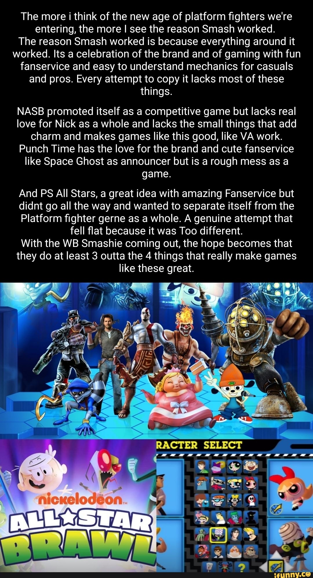 The more i think of the new age of platform fighters we're entering ...