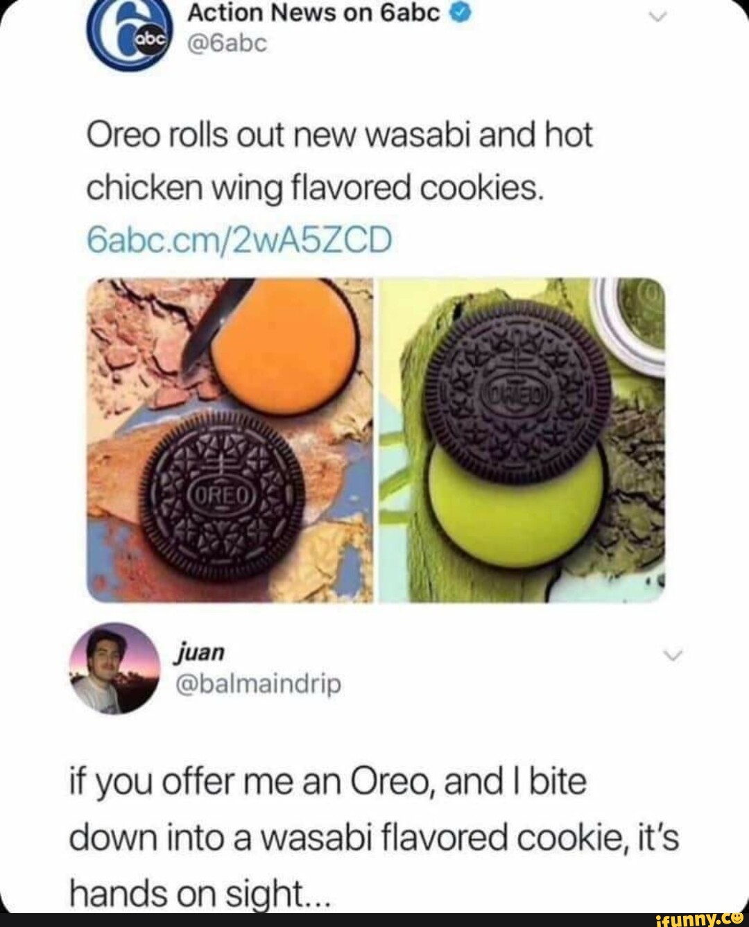 Action News on Oreo rolls out new wasabi and hot chicken wing flavored ...