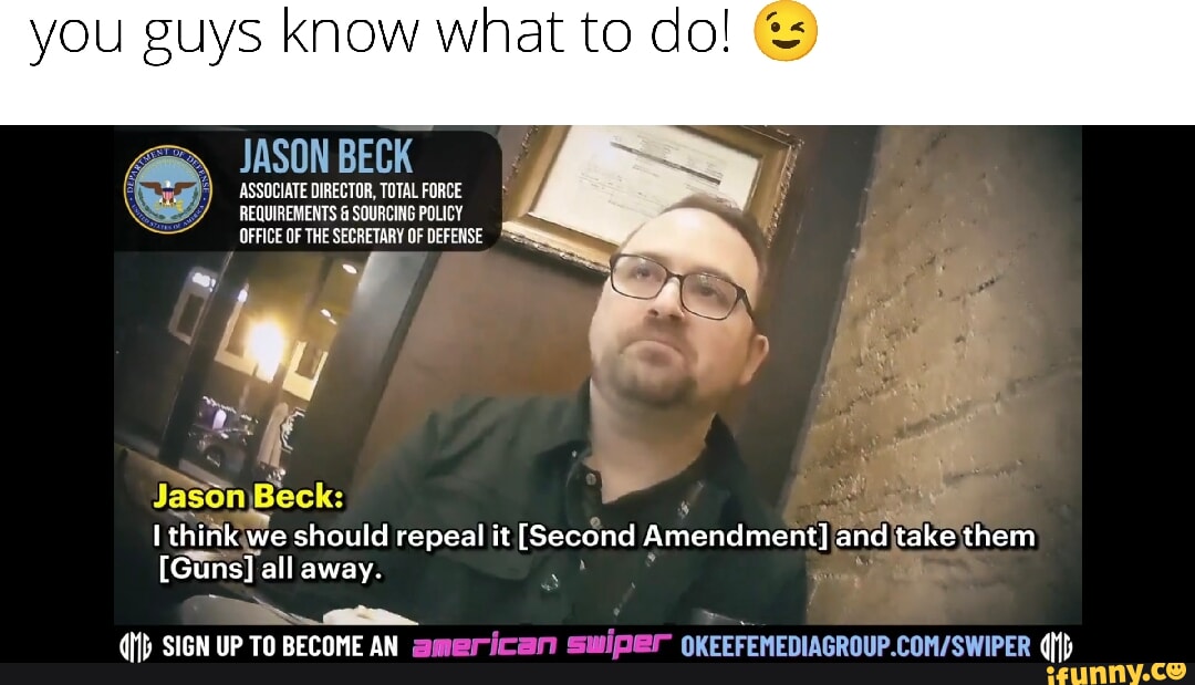 You guys know what to do! JASON BECK ASSOCIATE DIRECTOR, TOTAL FORCE ...