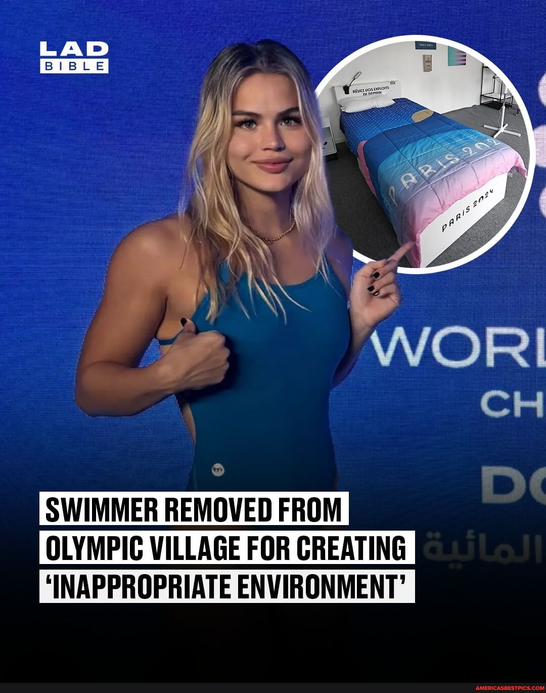 The Paraguayan swimmer was at the centre of an eviction scandal in the ...