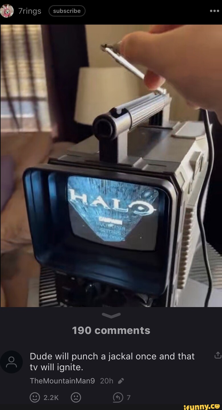 7rings (subscribe 190 comments Dude will punch a jackal once and that ...