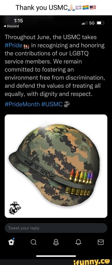 Thank you USMC, Discord Throughout June, the USMC takes #Pride in ...