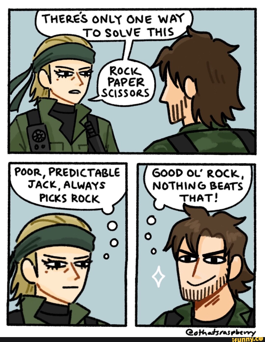 THERES ONLY ONE WAY TO SoLVVE THIS_ POOR, PREDICTABLE TACK, ALWAYS ...