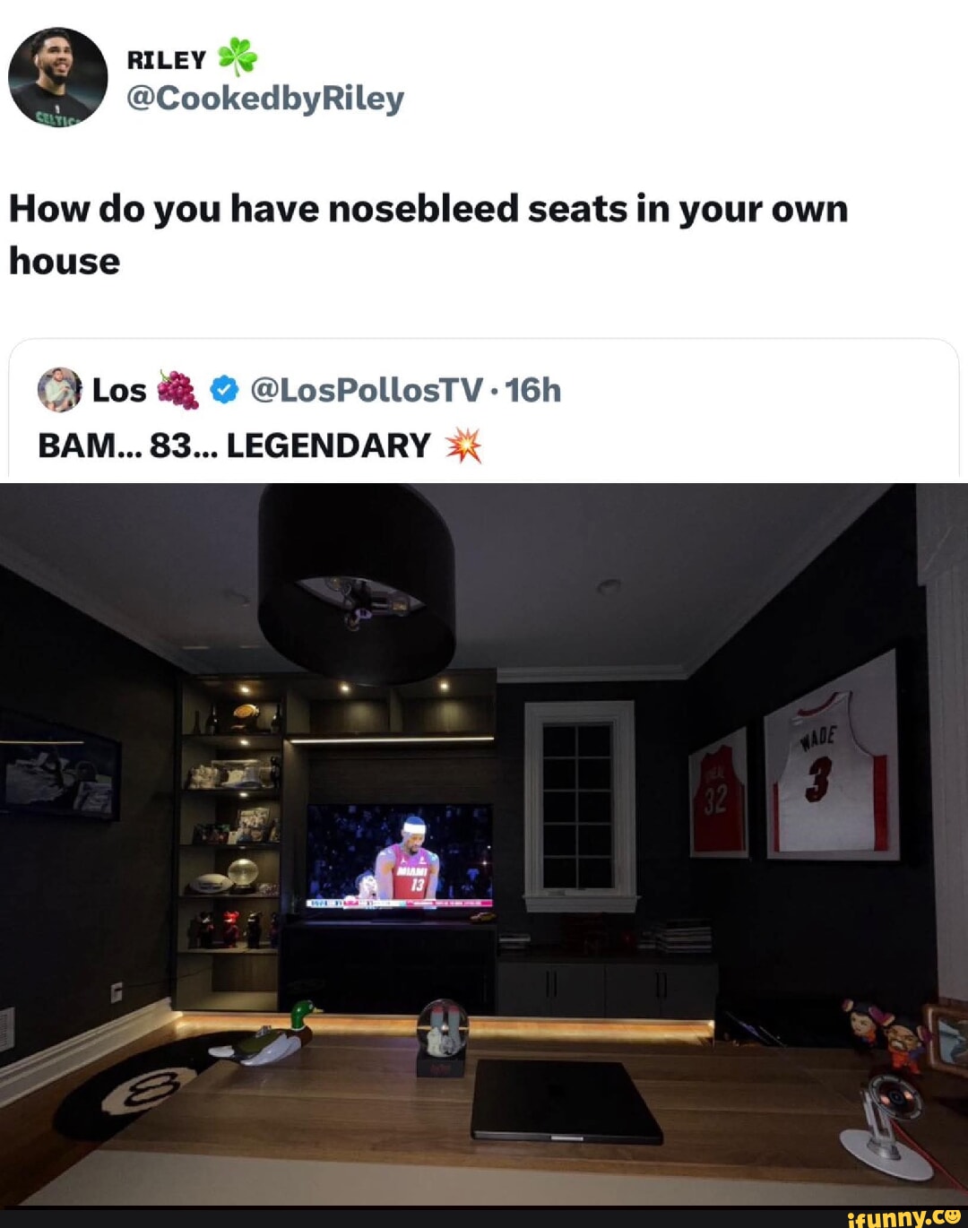 How do you have nosebleed seats in your own house CA Los @ @LosPollosTV ...