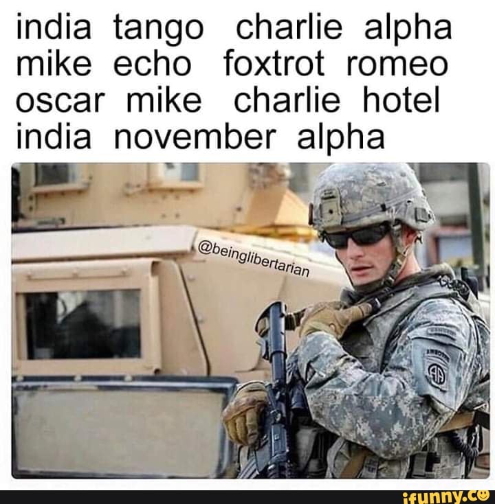 India tango charlie alpha mike echo foxtrot romeo oscar mike charlie hotel India november alpha ...