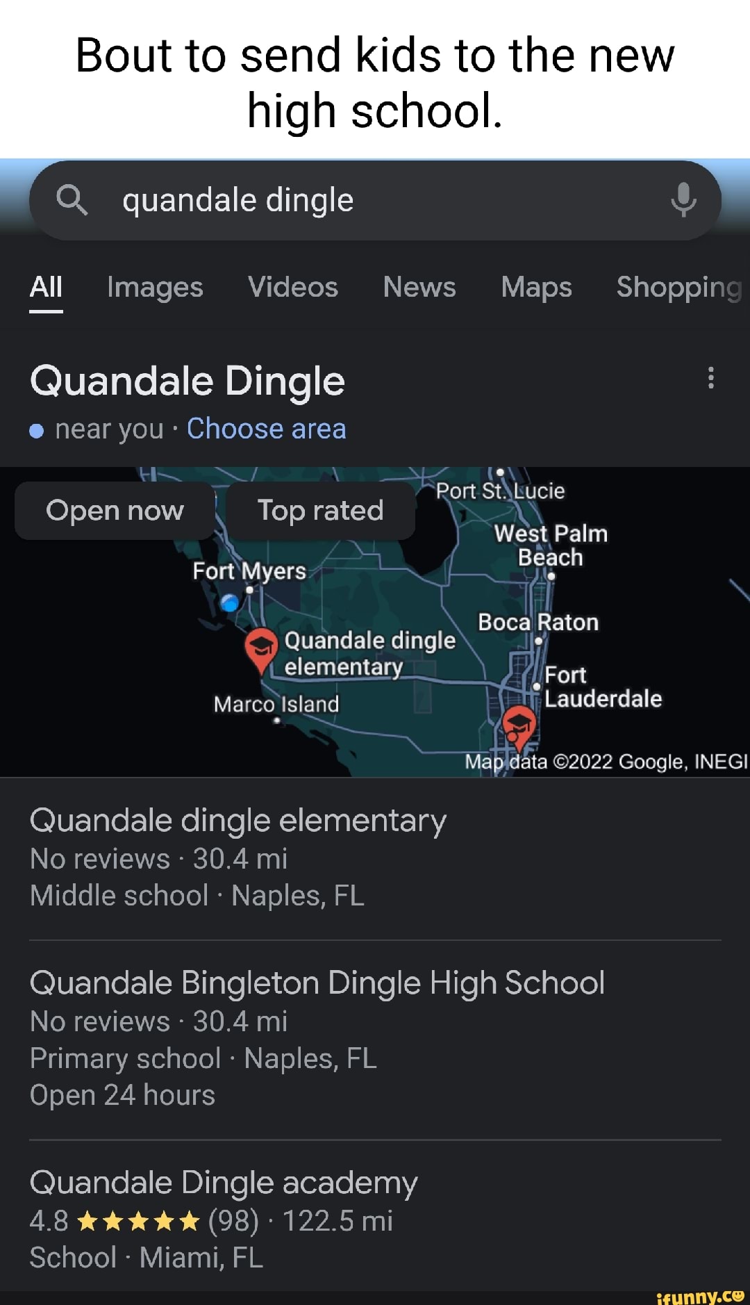 Bout to send kids to the new high school. quandale dingle All Images ...