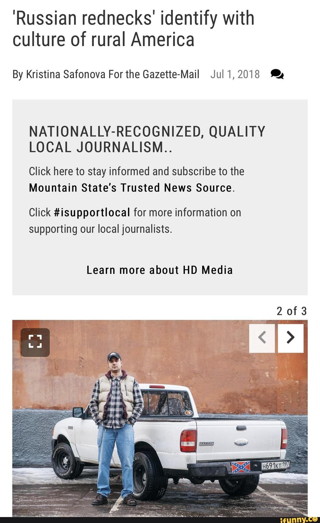 'Russian rednecks' identify with culture of rural America By Kristina ...