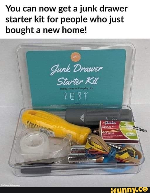 You can now get a junk drawer starter kit for people who just bought a ...