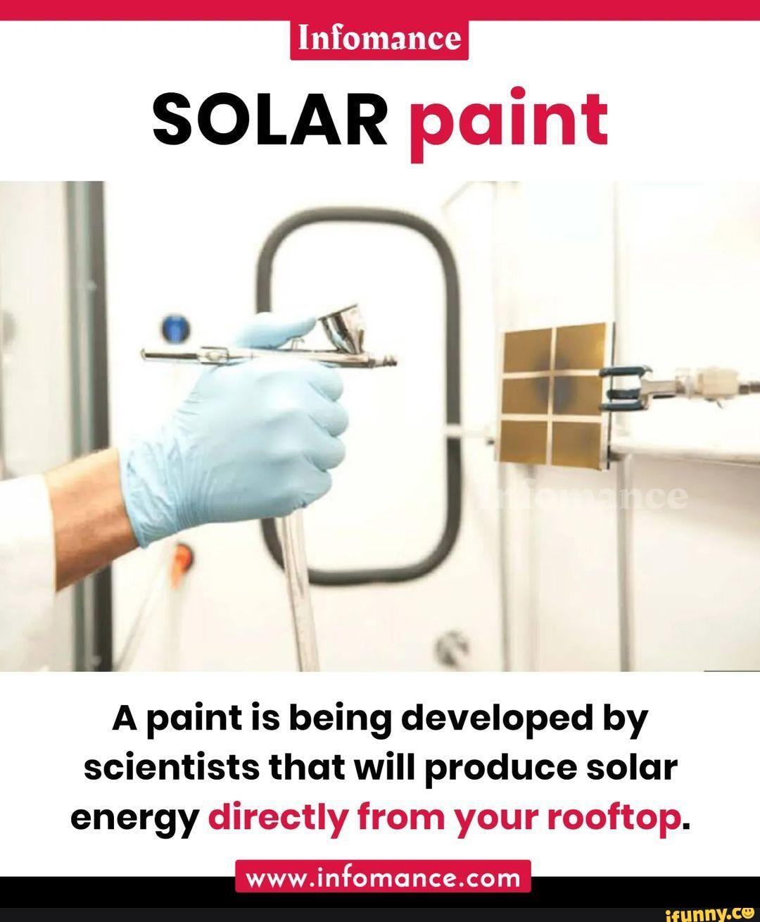 SOLAR paint II A paint is being developed by scientists that will ...