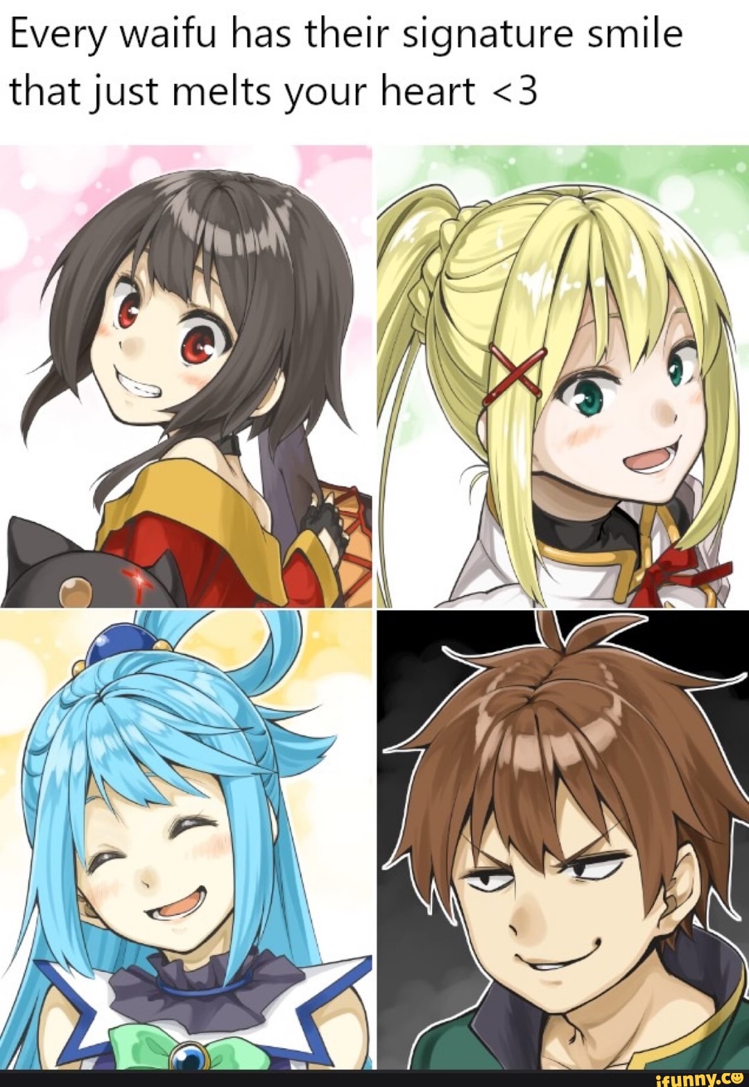 Every waifu has their signature smile that just melts your heart