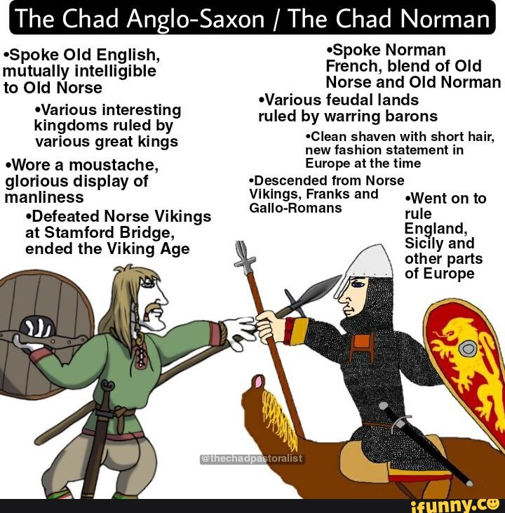 The Chad Anglo-Saxon / The Chad Norman *Spoke Old English, mutually ...