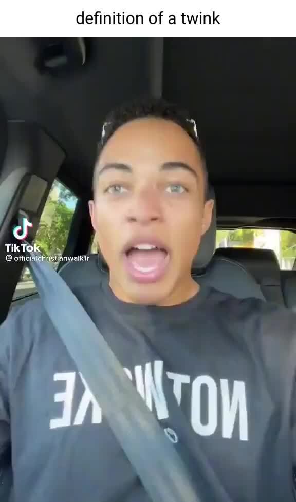 Definition of twink - )