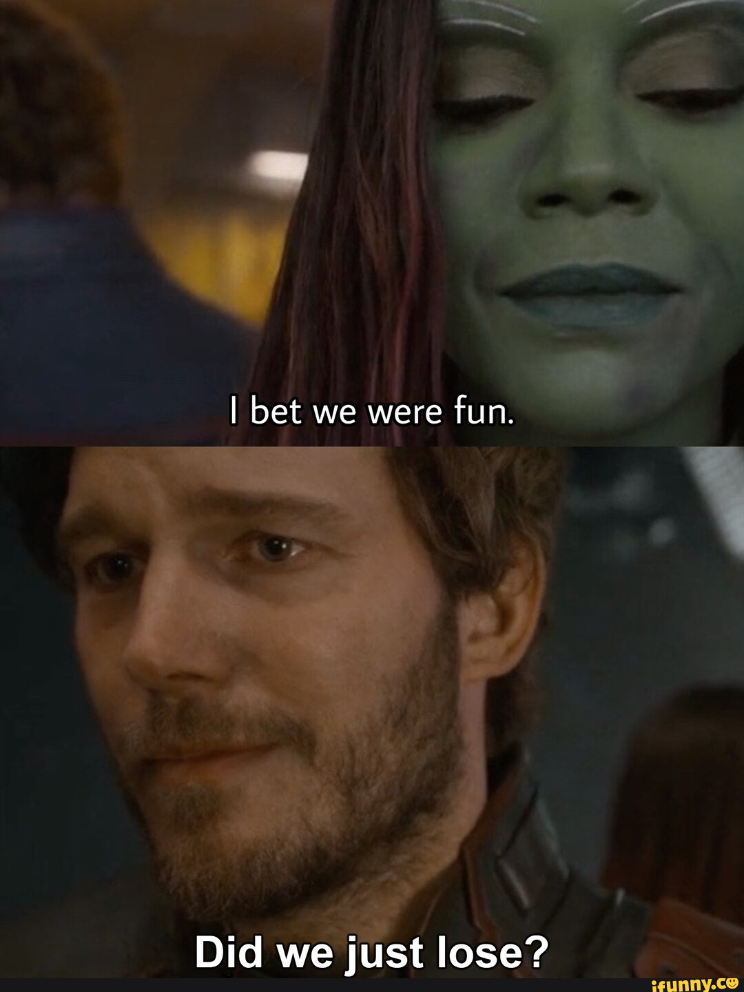 Marvel movie super hero - I bet we were fun. Did we just lose? - iFunny