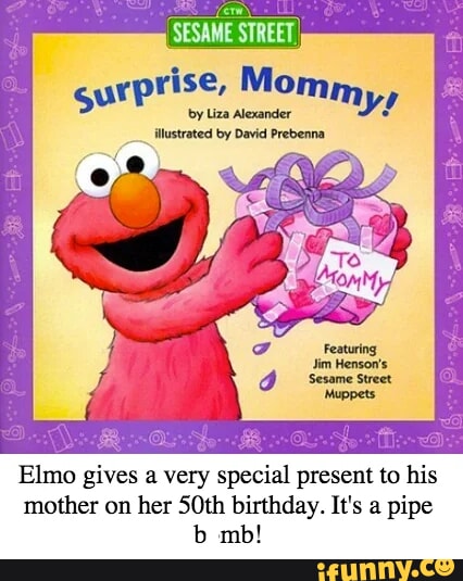 'SESAME STREET! by Liza Alexander illustrated by David Prebenna Elmo ...